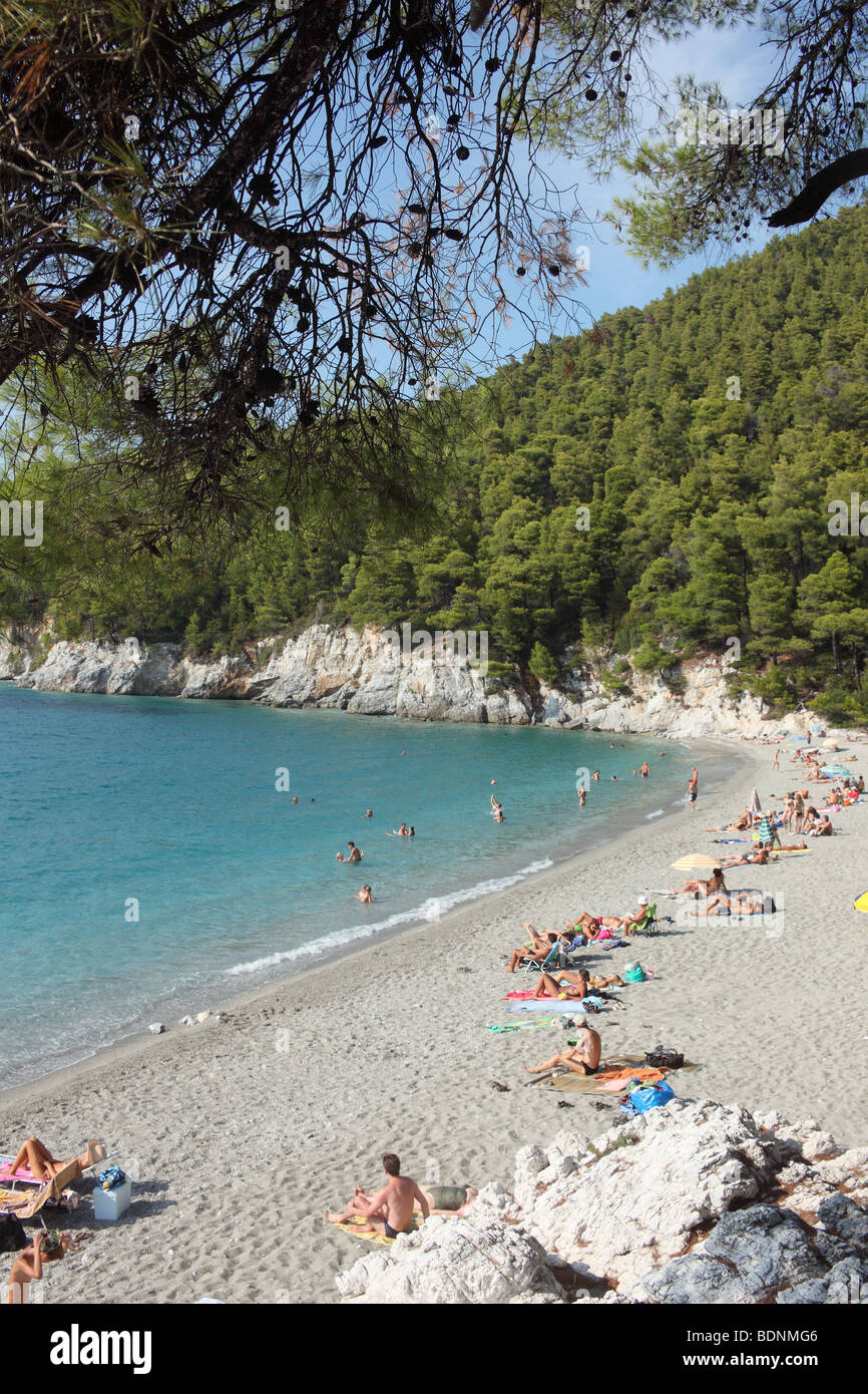 kastani beach on greek island of skopelos used in the filming of Mamma ...