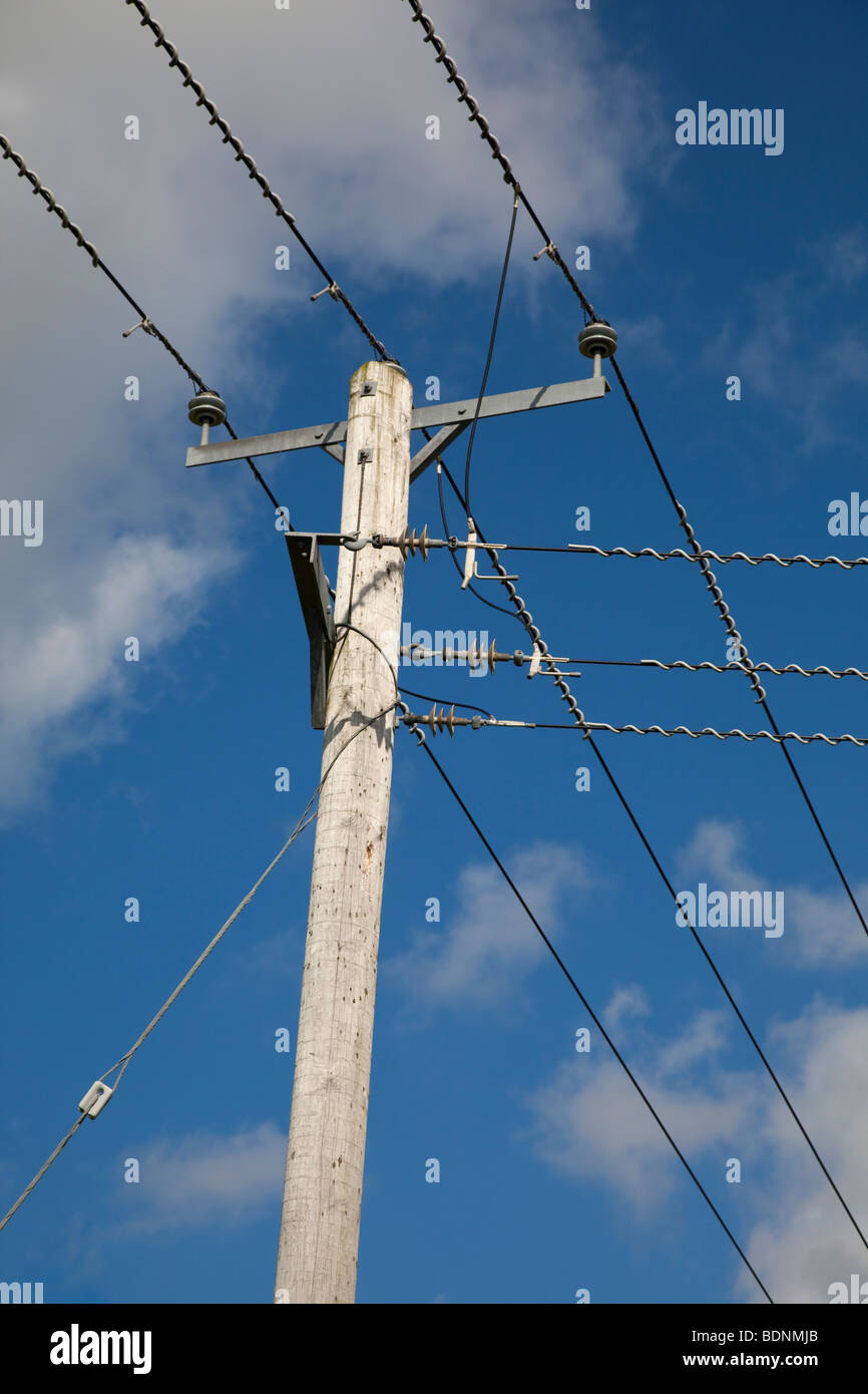 Rural Electricity Supply Stock Photo - Alamy