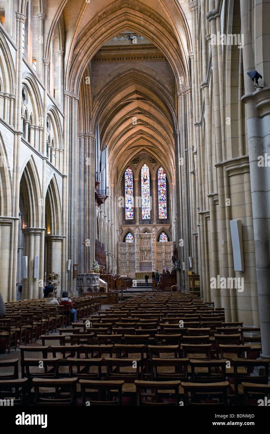 Interior of Truro Cathedral Stock Photo - Alamy