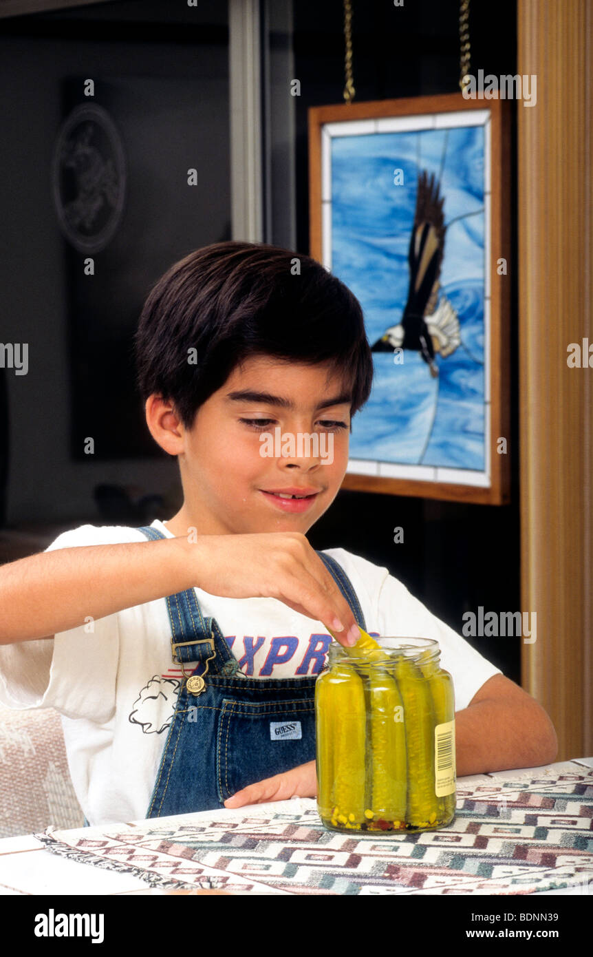 anticipate taste sour snap bite care self Stock Photo - Alamy