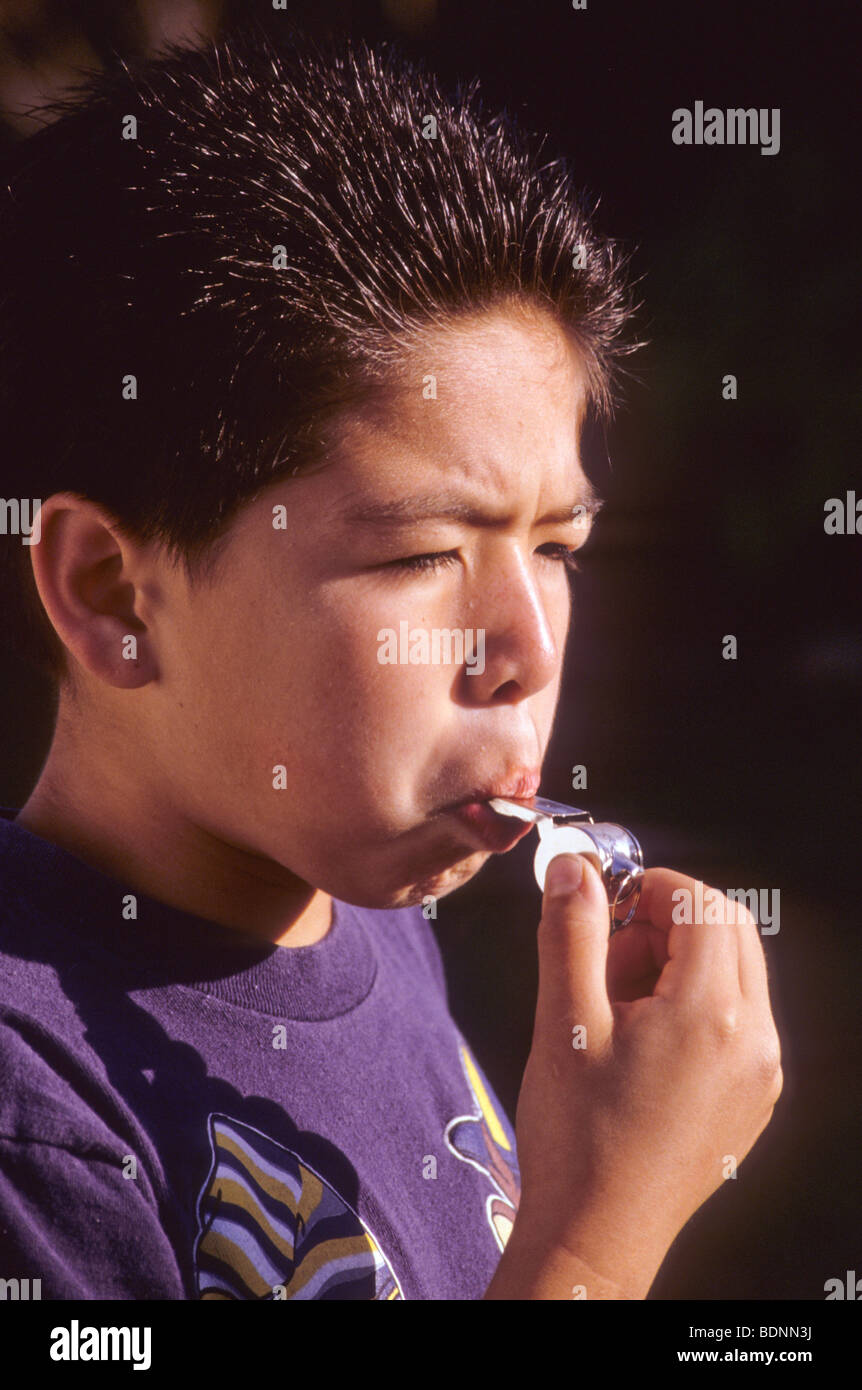 police official coach referee ball loud emergency control Stock Photo ...