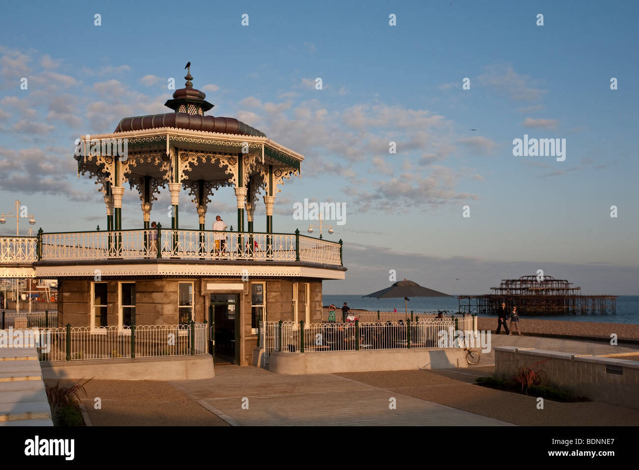 Brighton bandstand. Brighton and Hove, East Sussex, England, UK Stock ...