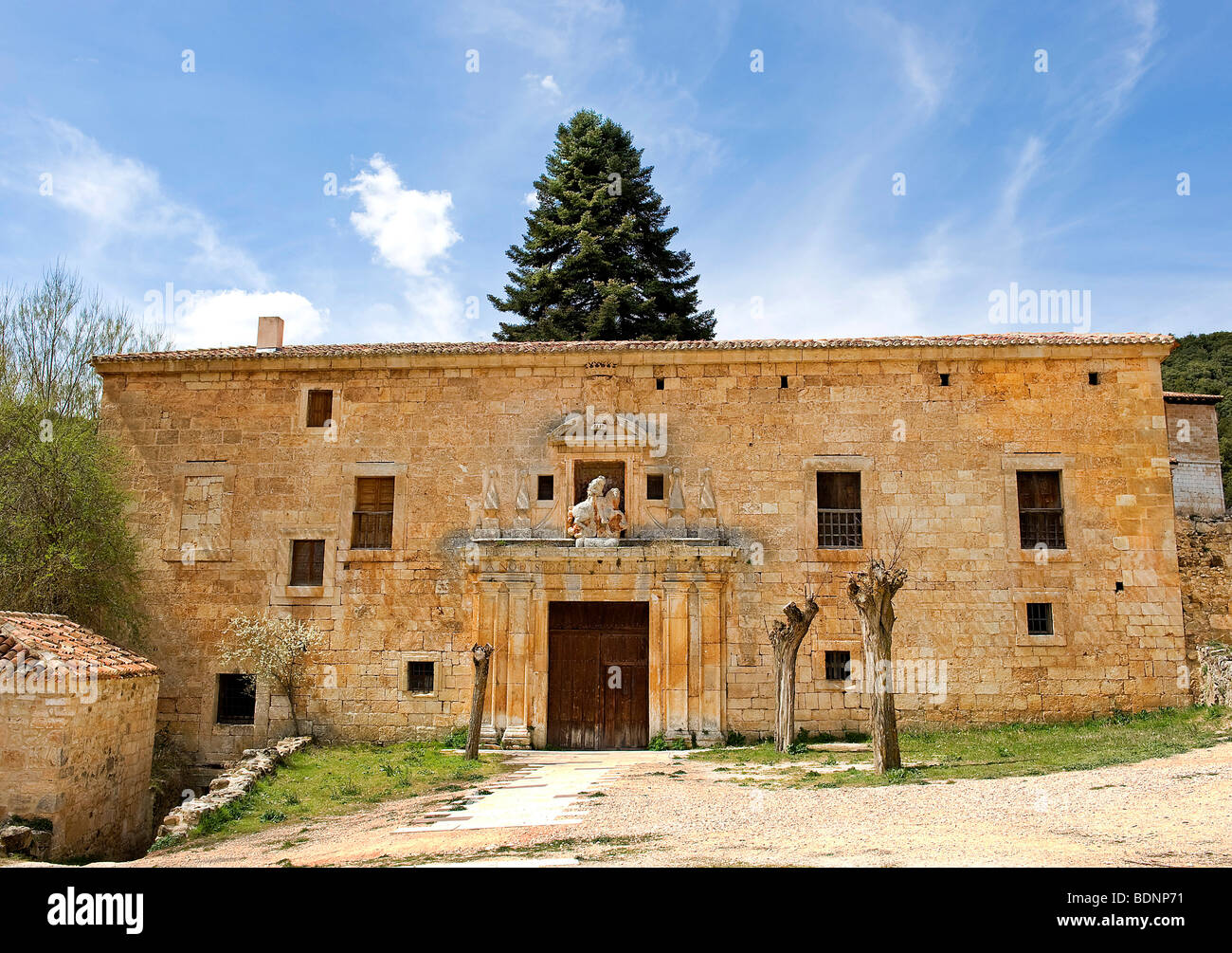 Monastery ruin San Pedro Cardenas, province of Burgos, Spain, Europe ...