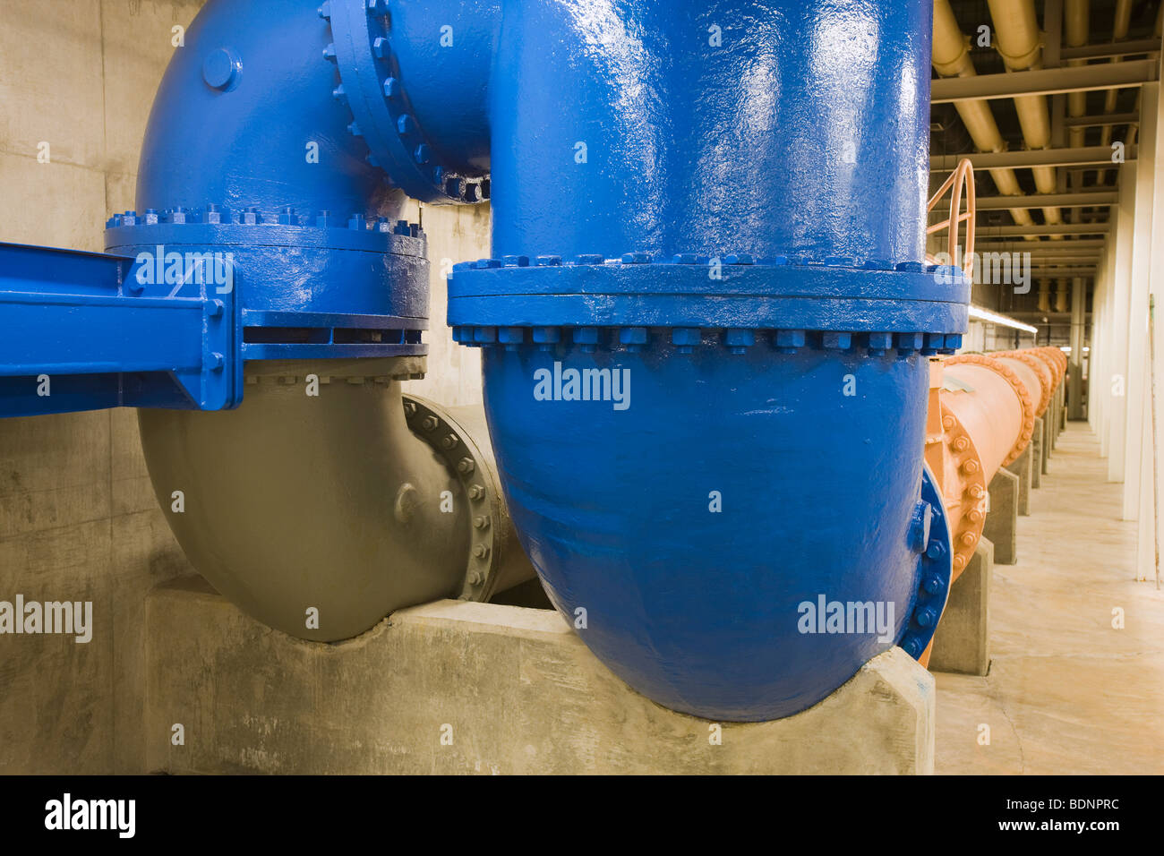 Water treatment plant piping hi-res stock photography and images - Alamy