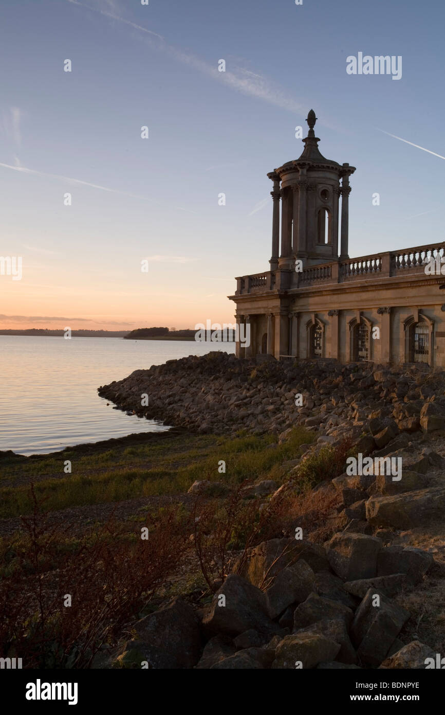 Normanton church museum on Rutland Water Stock Photo - Alamy