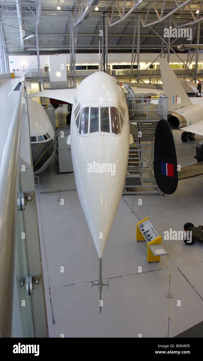 The Concorde prototype 101 of the Anglo-French consortium Stock Photo ...