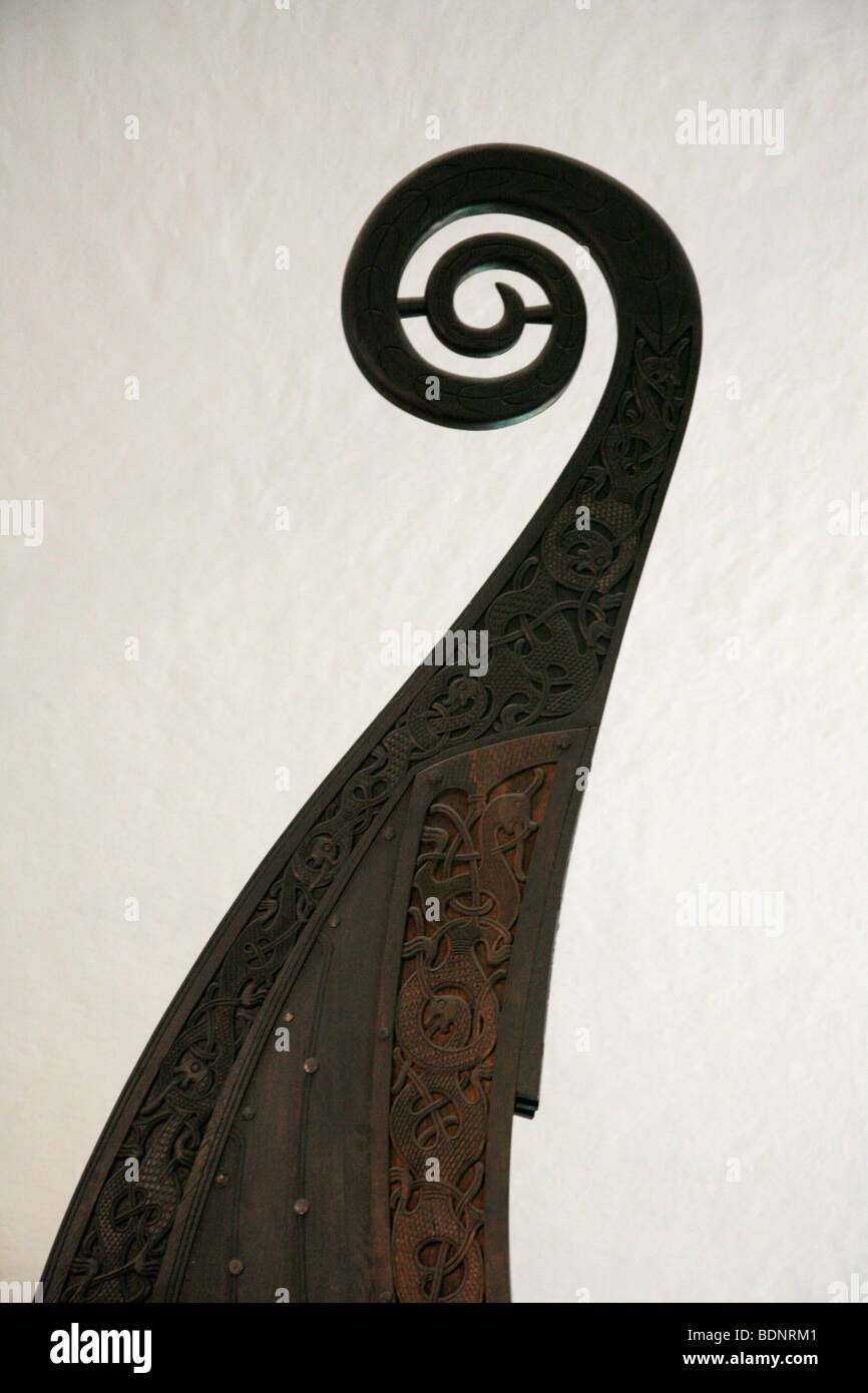 Viking ship prow oseburg hi-res stock photography and images - Alamy
