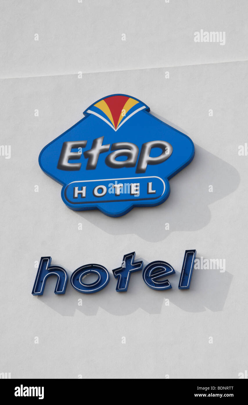 The Etap Hotel logo (now rebranded Ibis Budget) outside the London ...