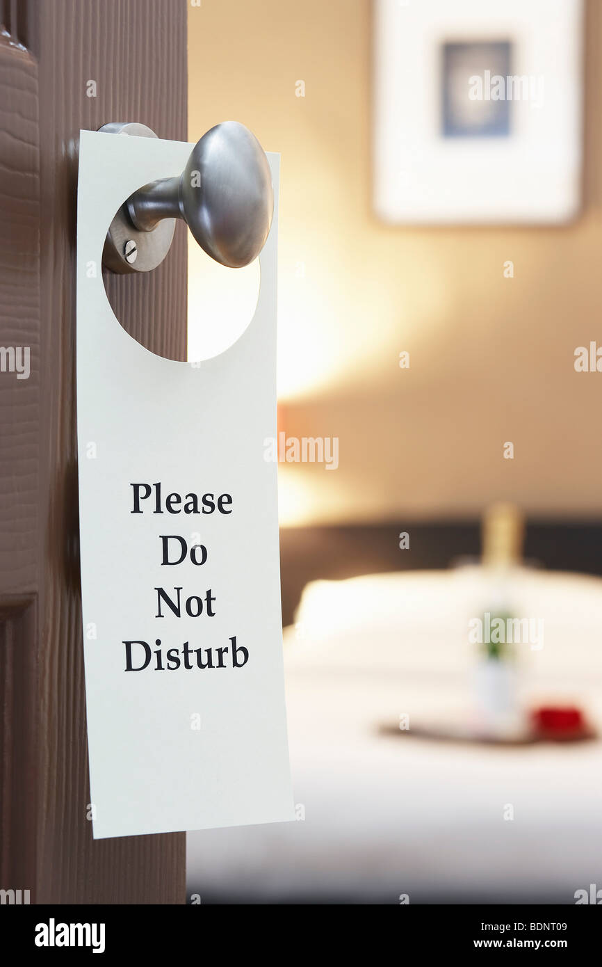 Bedroom door sign hi-res stock photography and images - Alamy