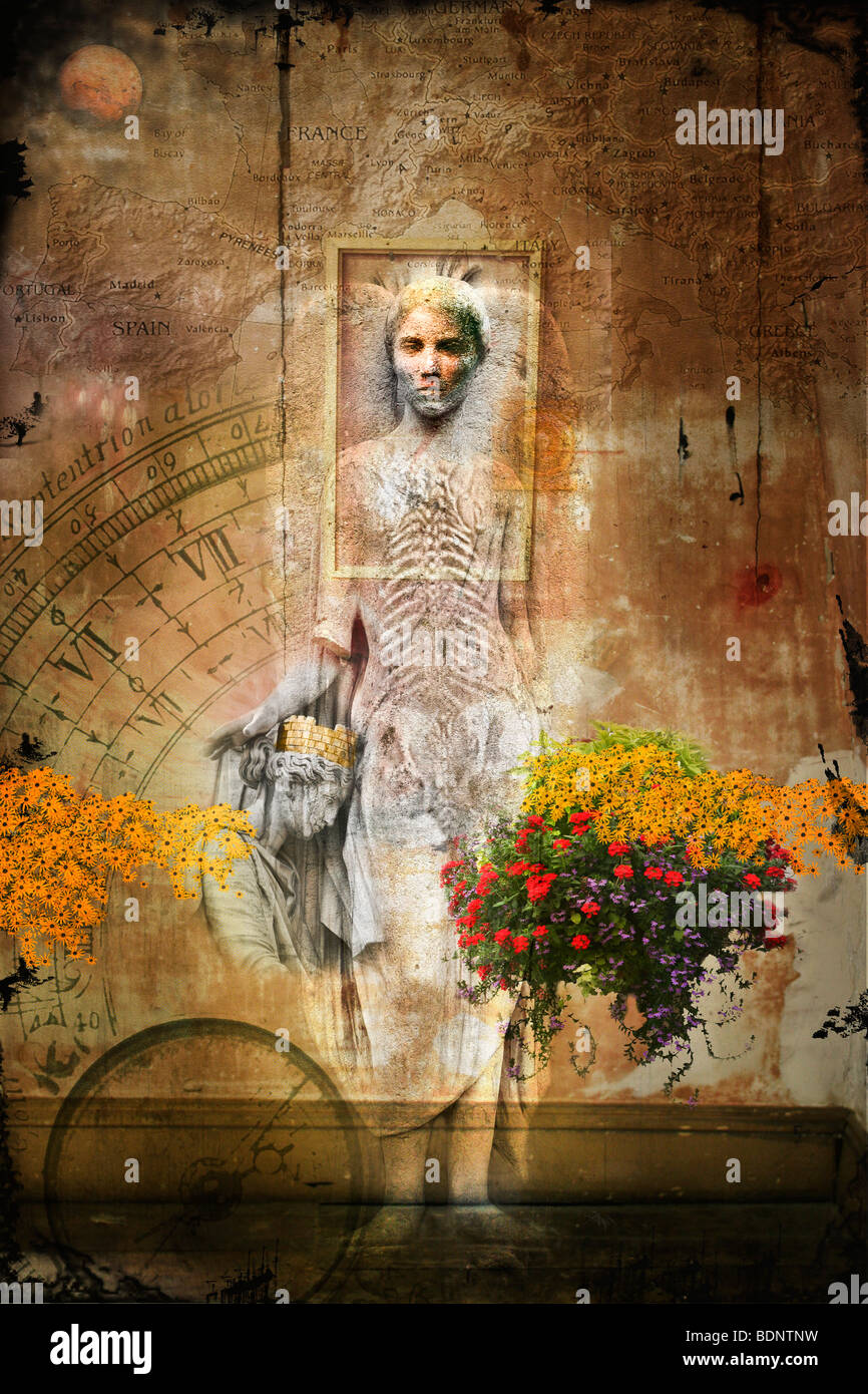 Female skeleton figure hi-res stock photography and images - Alamy