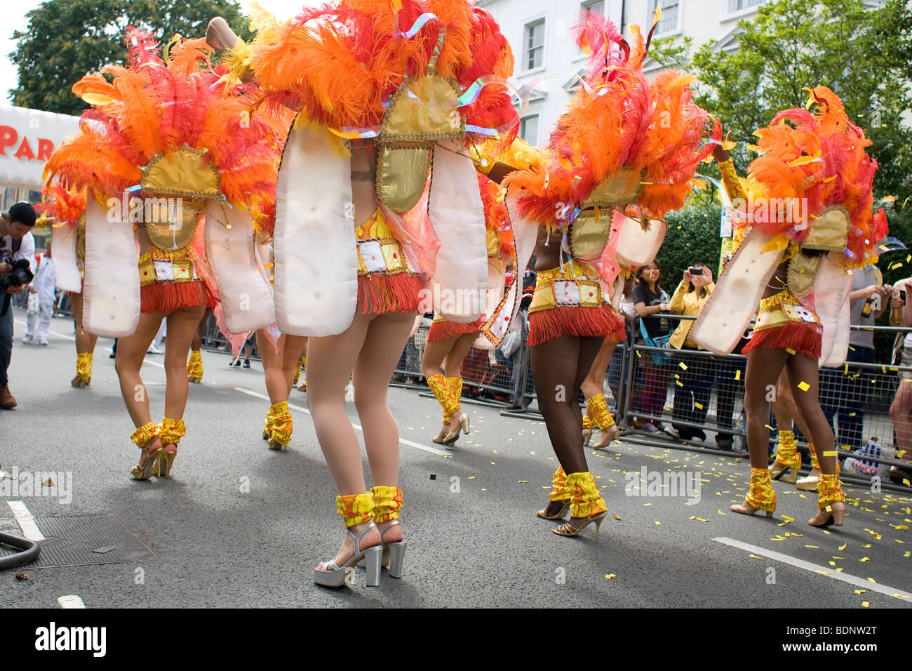 Impressive costumes at the 2009 Notting Hill Carnival Stock Photo - Alamy