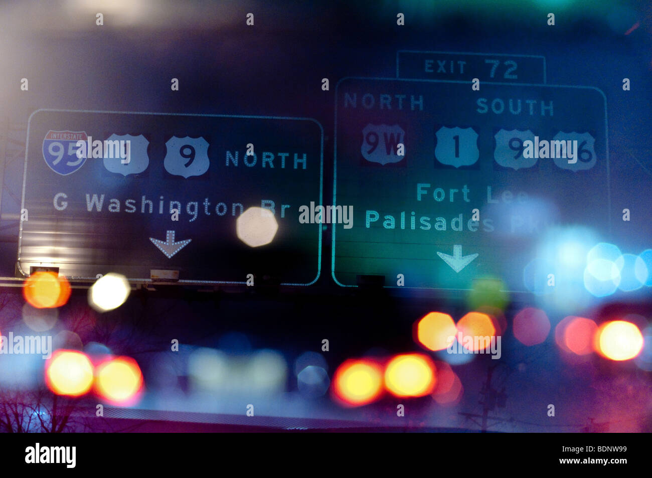 New jersey road signs hi-res stock photography and images - Alamy