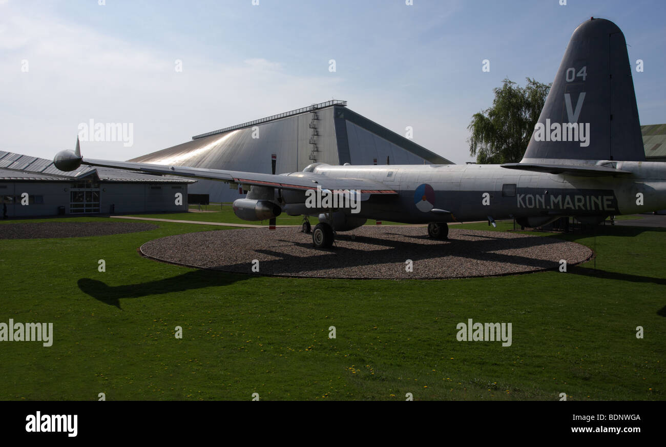 Rear and angled aspect of the RAF Cosford based Lockheed SP-2H Neptune ...