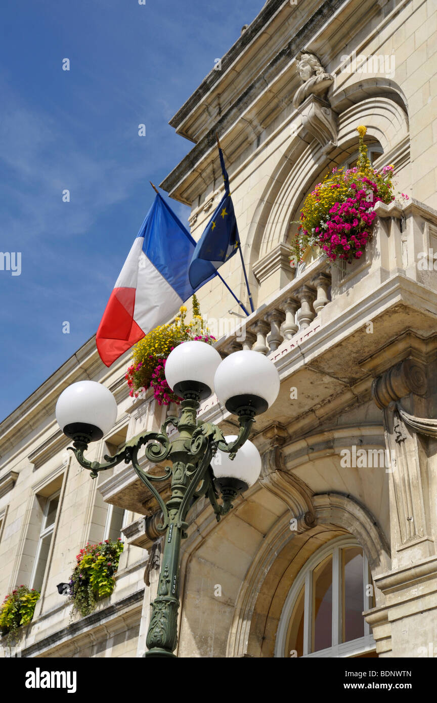 The French national flag Stock Photo - Alamy