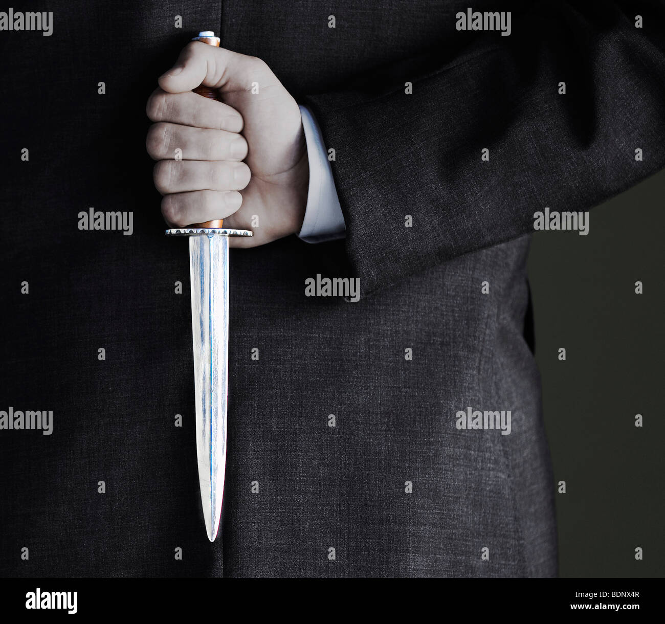 Man Holding Knife Stock Photo - Alamy