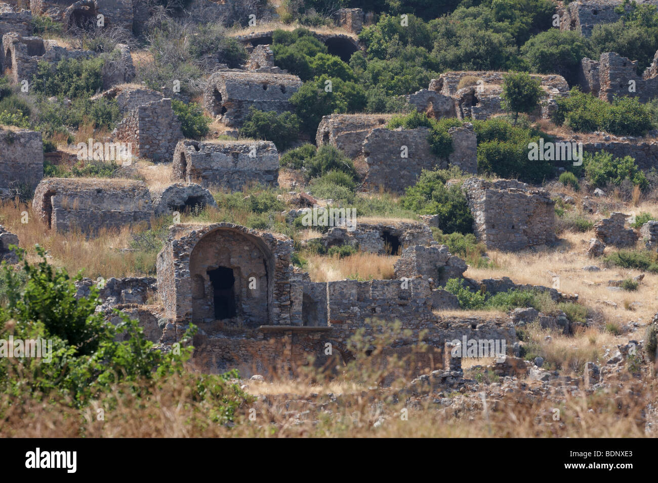 Byzantine ghost town of Anamurium Stock Photo - Alamy