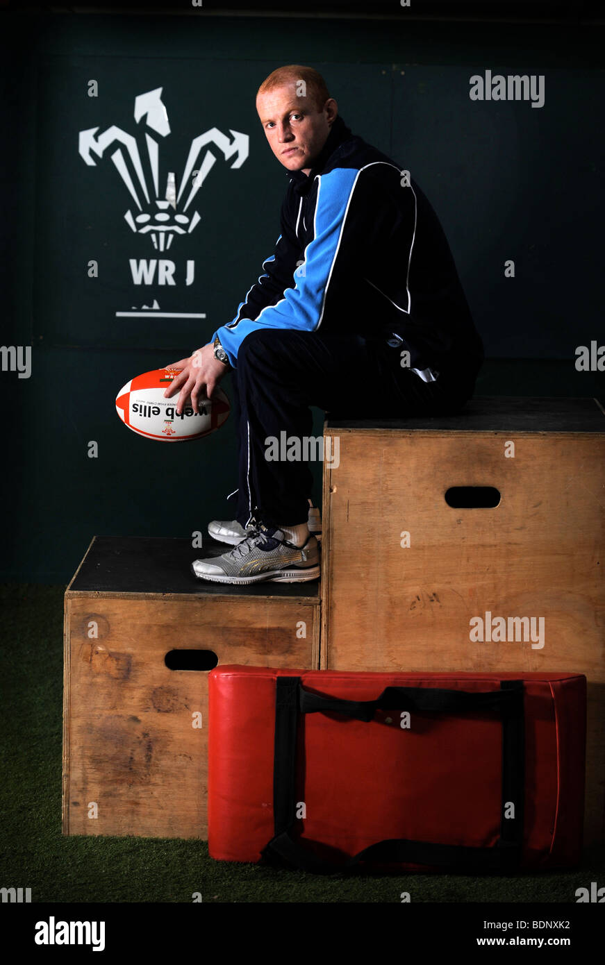 Welsh rugby union rugby ball hi-res stock photography and images - Alamy