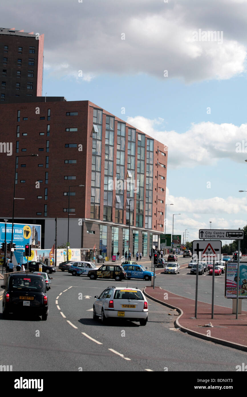 Modern apartments Great Ancoats Street Manchester England Stock Photo ... Modern apartments Great Ancoats Street Manchester England Stock Photo ...