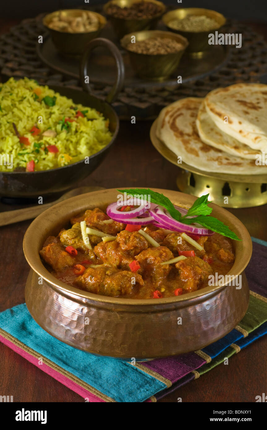Rogan Josh India Food Stock Photo - Alamy