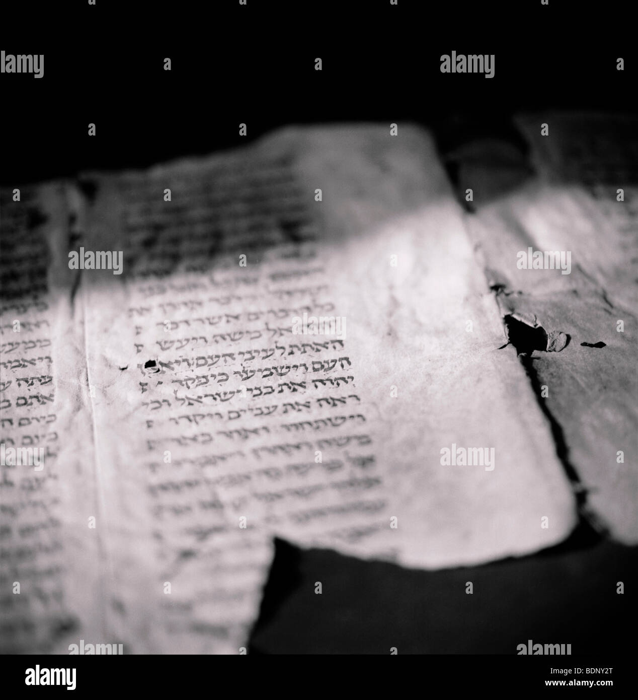 Old script on torn paper hi-res stock photography and images - Alamy