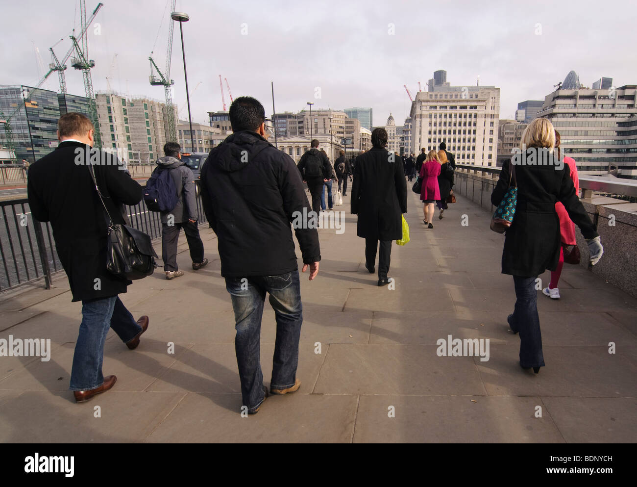 The morning commute Stock Photo - Alamy