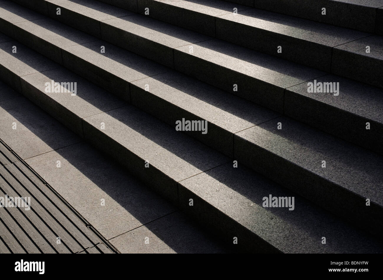 Sunlight on steps Stock Photo - Alamy