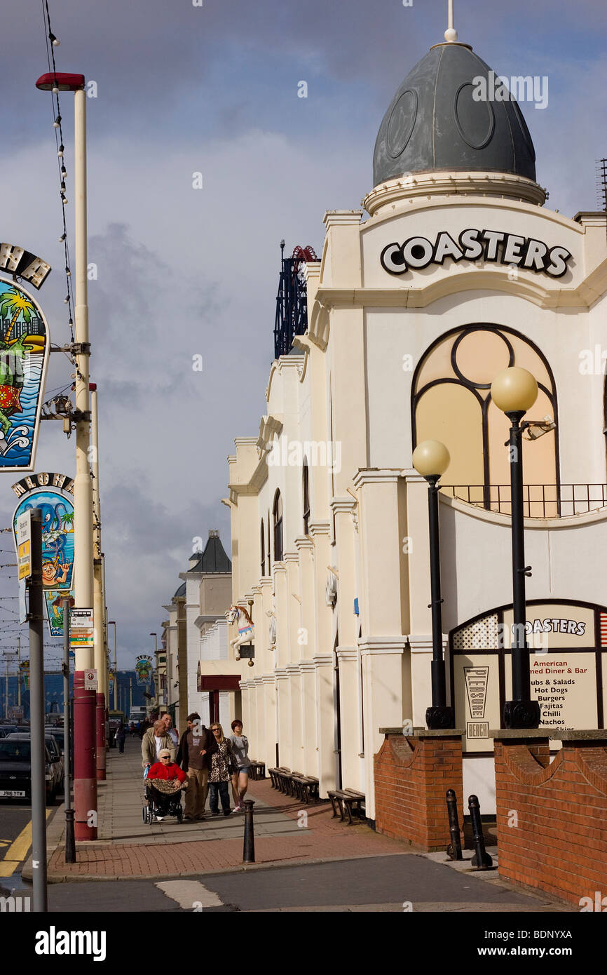 South Promenade Blackpool Lancashire Stock Photo - Alamy