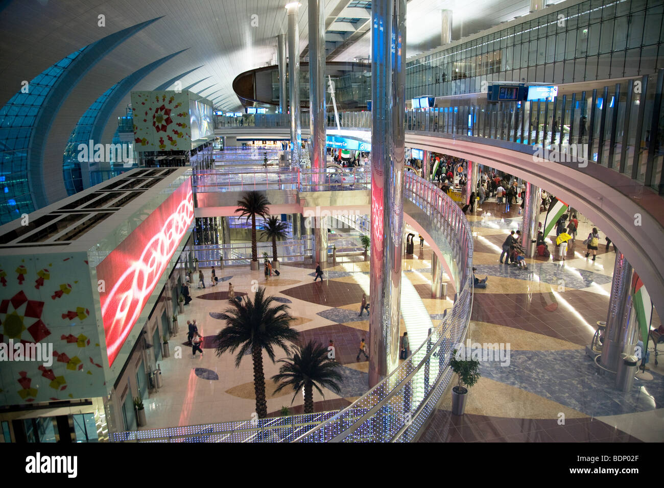 Duty Free concourse departures lounge dubai Stock Photo - Alamy