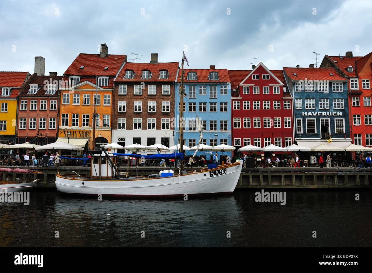 Nyhavn Copenhagen Denmark in summer Stock Photo - Alamy