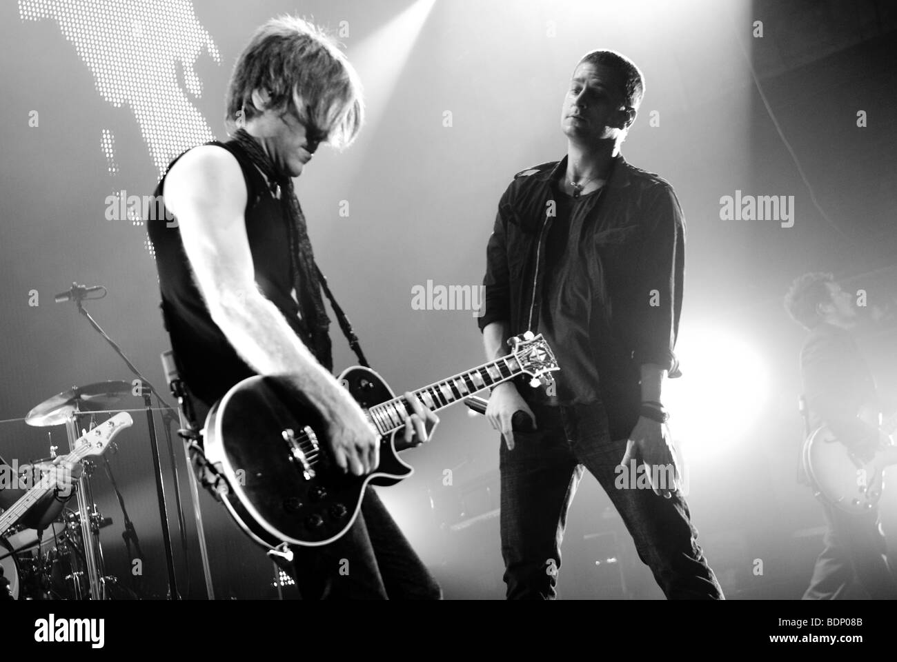Instrumental rock group Black and White Stock Photos & Images - Alamy