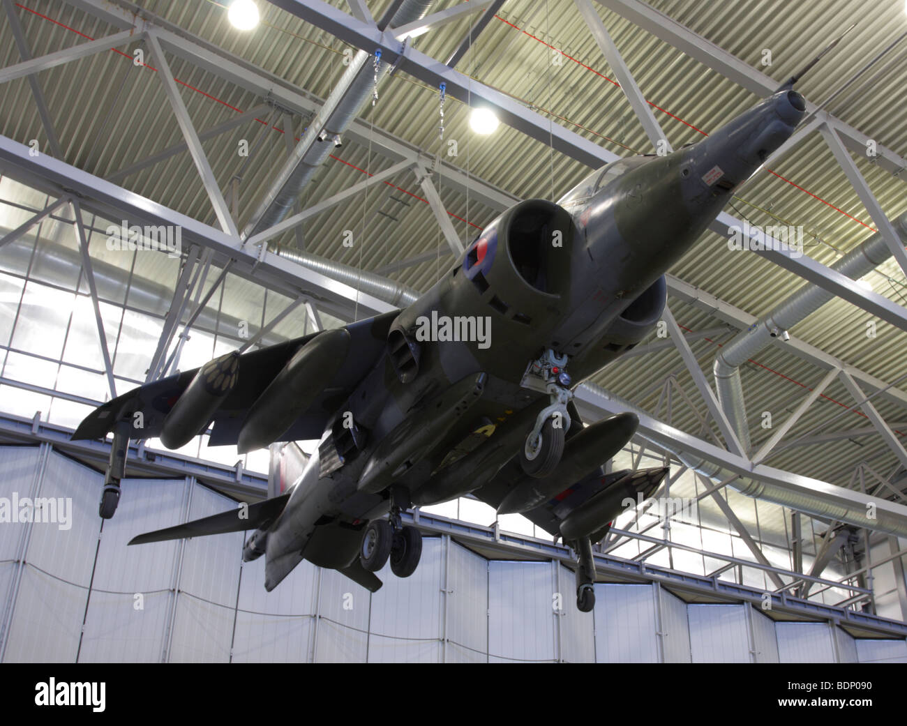 Bae harrier jump jet museum piece hi-res stock photography and images ...
