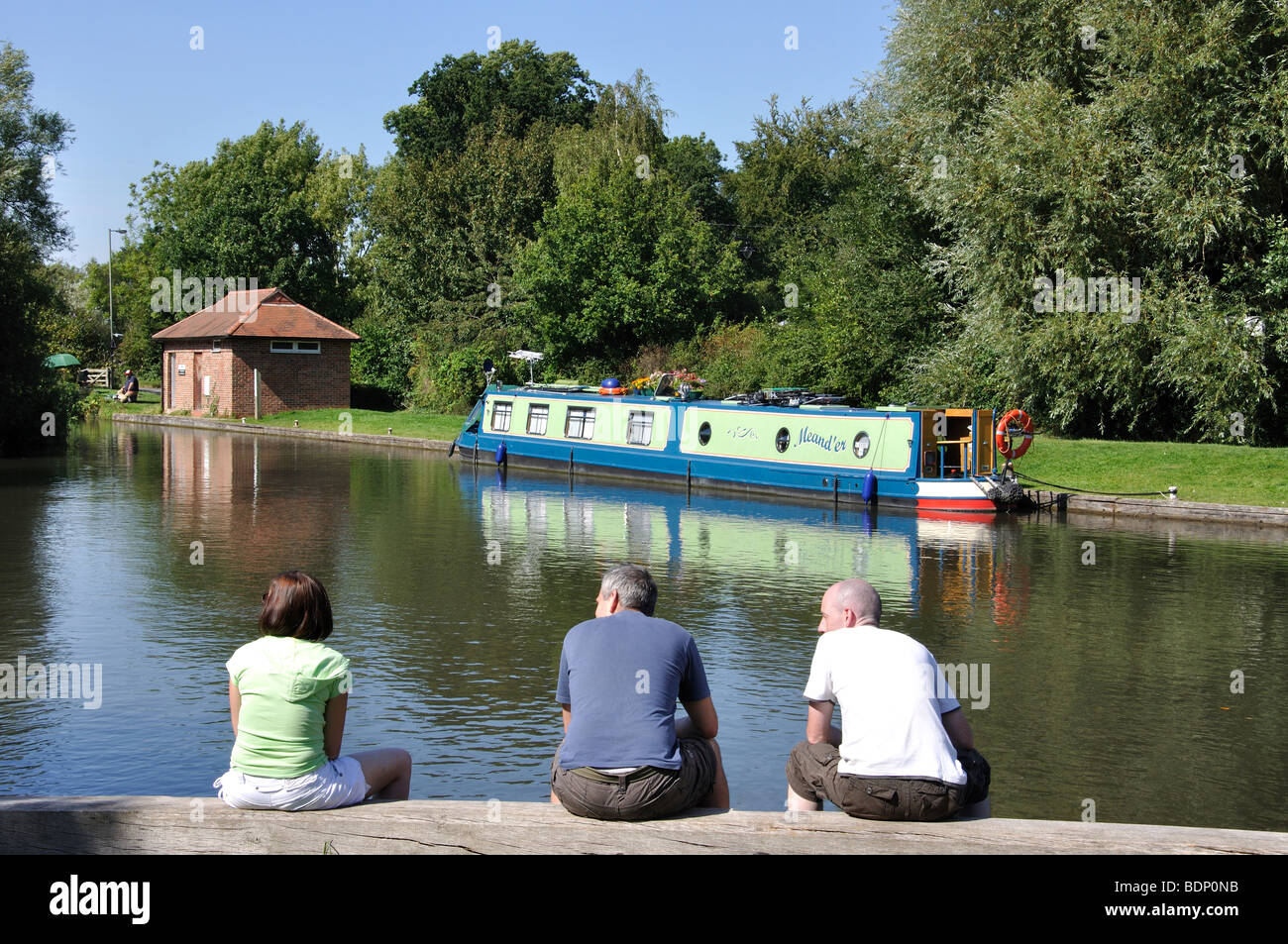 Aldermaston Lock, Kennet & Avon Canal, Aldermaston Wharf, Berkshire ...