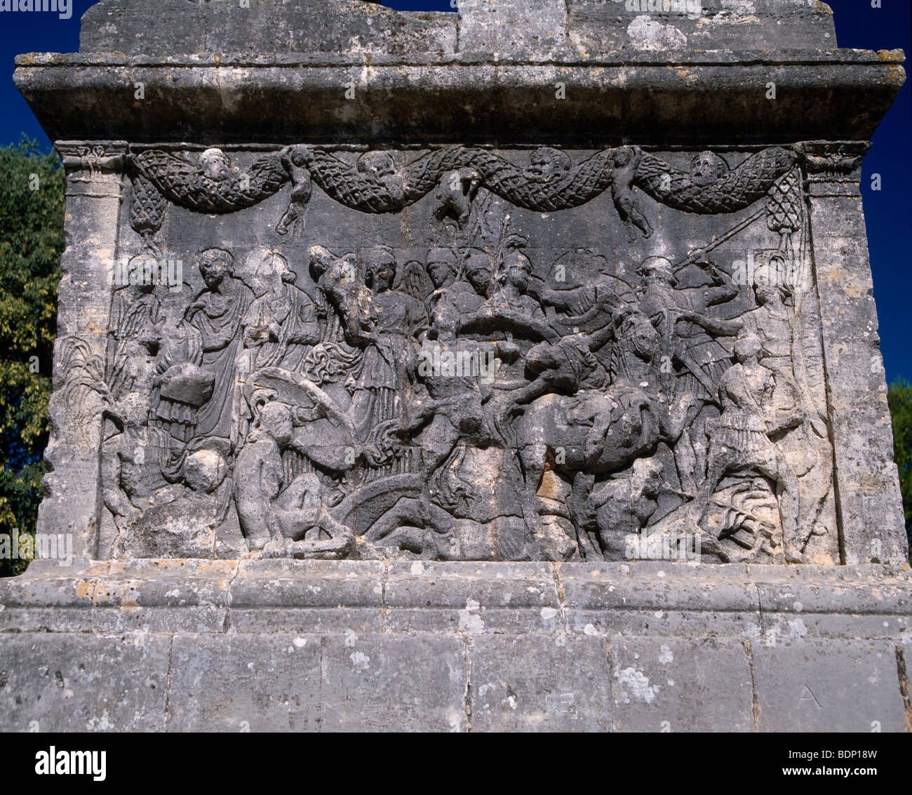 Glanum St Remy Provence France Roman Cenotaph Of Julii Mausoleum Stock ...