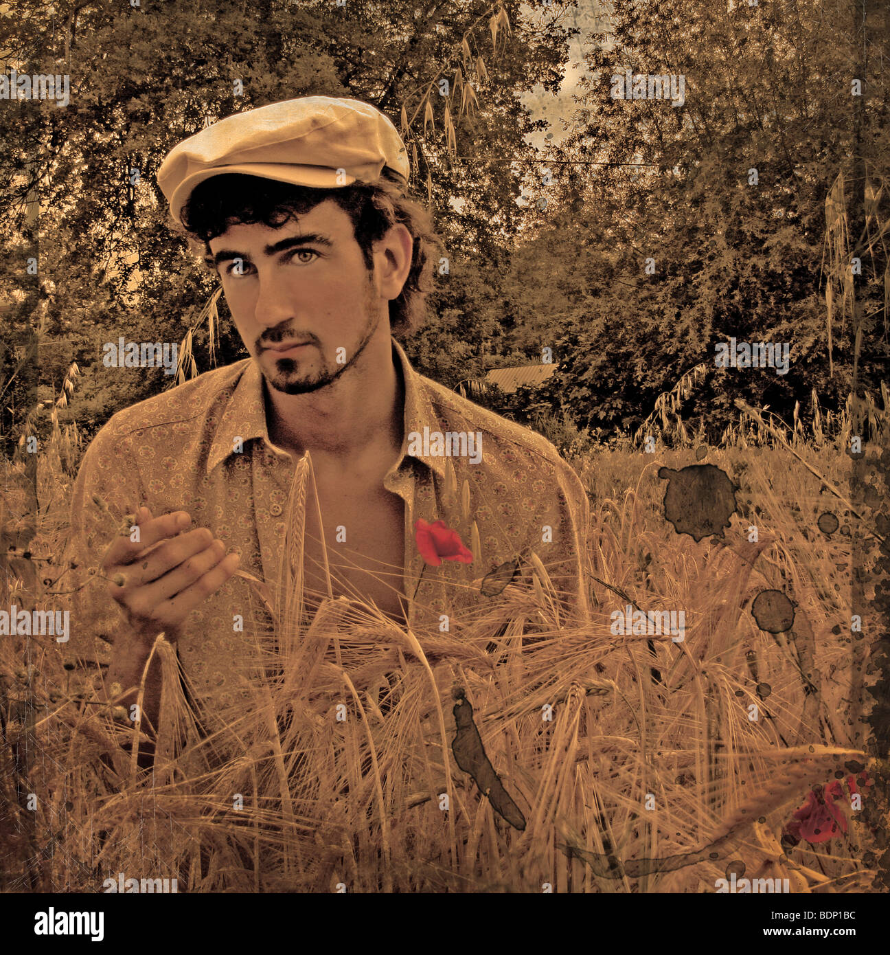 Man wearing flat cap hi-res stock photography and images - Alamy