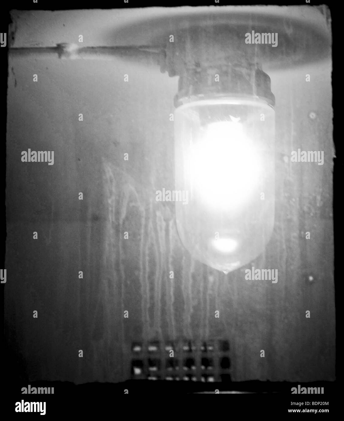 An illuminated electric light Stock Photo - Alamy