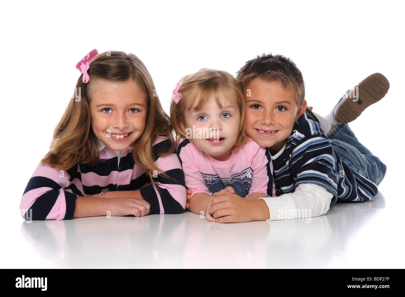 Kids laying on floor hi-res stock photography and images - Alamy