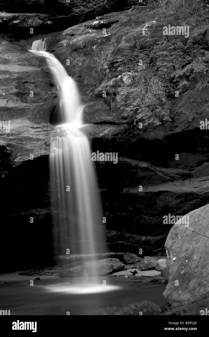 A long waterfall Stock Photo - Alamy