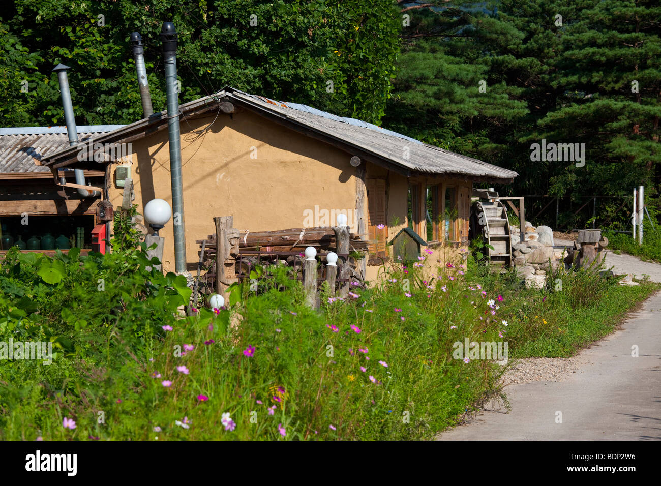 Traditional House in Gangwondo Province South Korea Stock Photo - Alamy