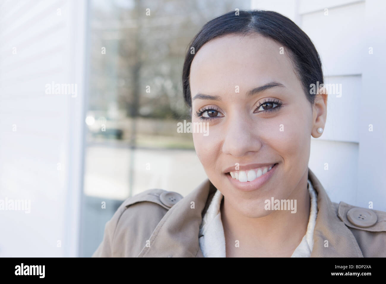 Hispanic woman smiling massachusetts usa hi-res stock photography and ...