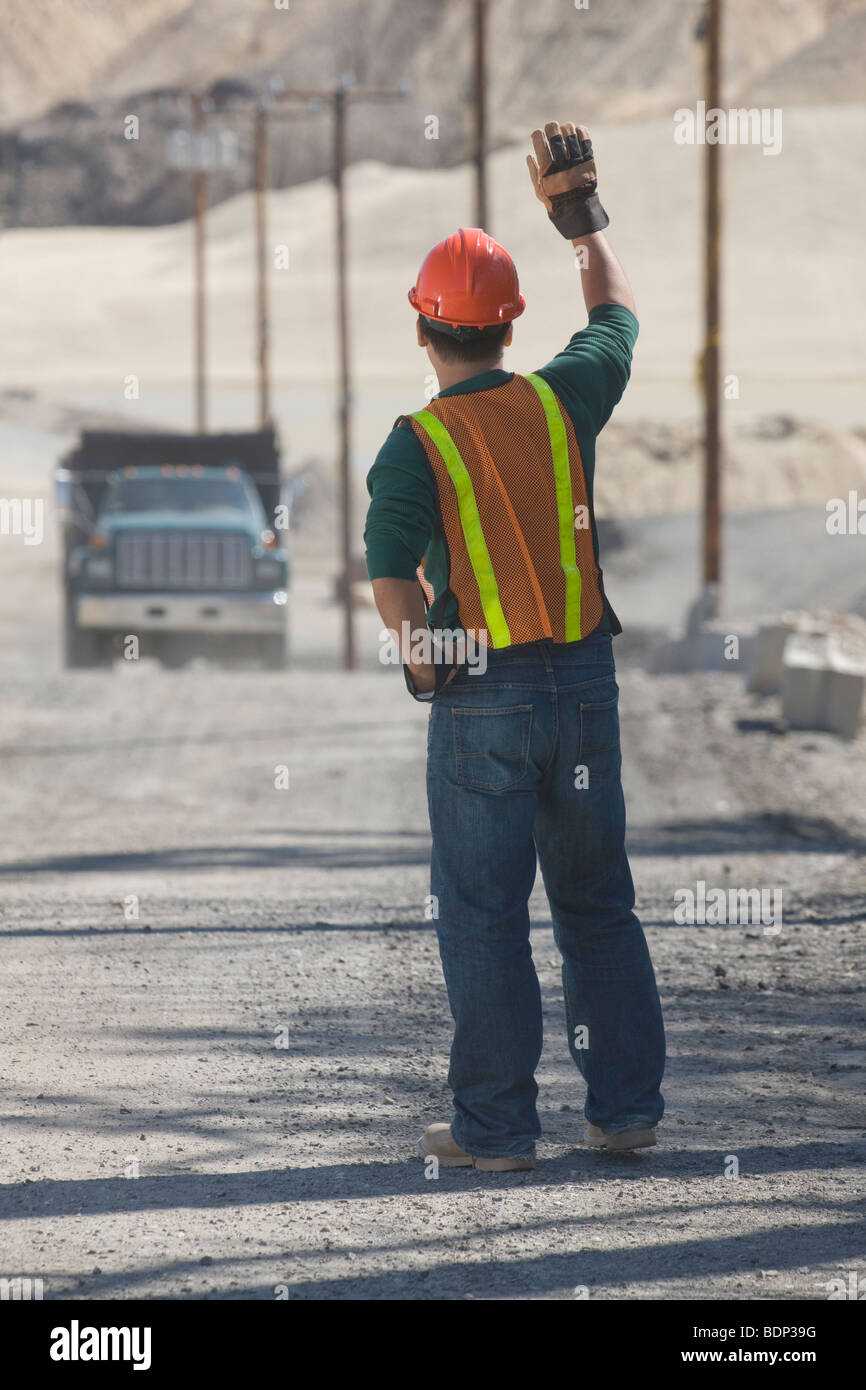 Waving engineer hi-res stock photography and images - Alamy