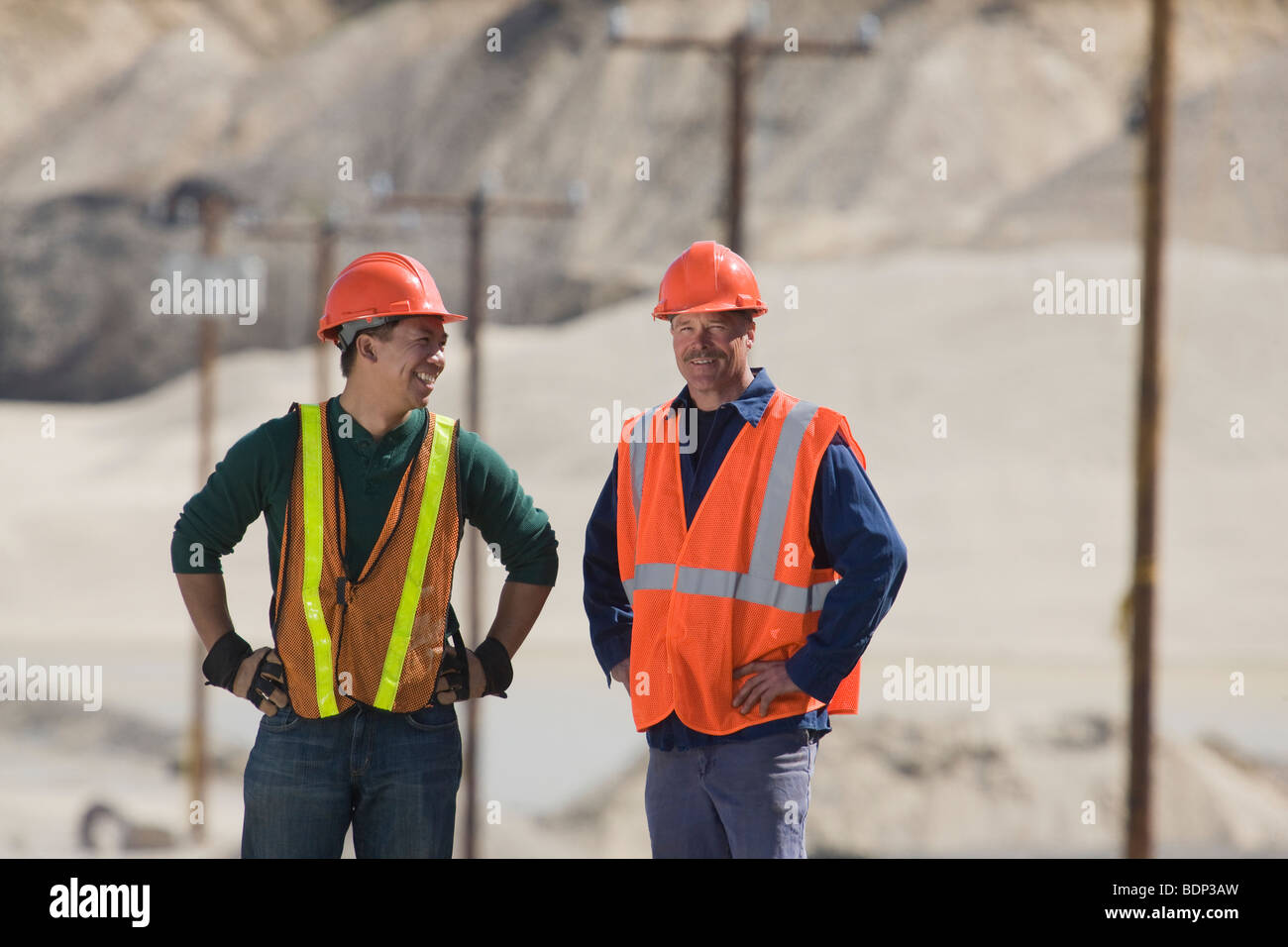 Two engineers at a plant Stock Photo - Alamy