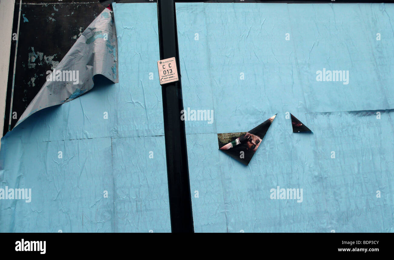 A peeling billboard Stock Photo - Alamy