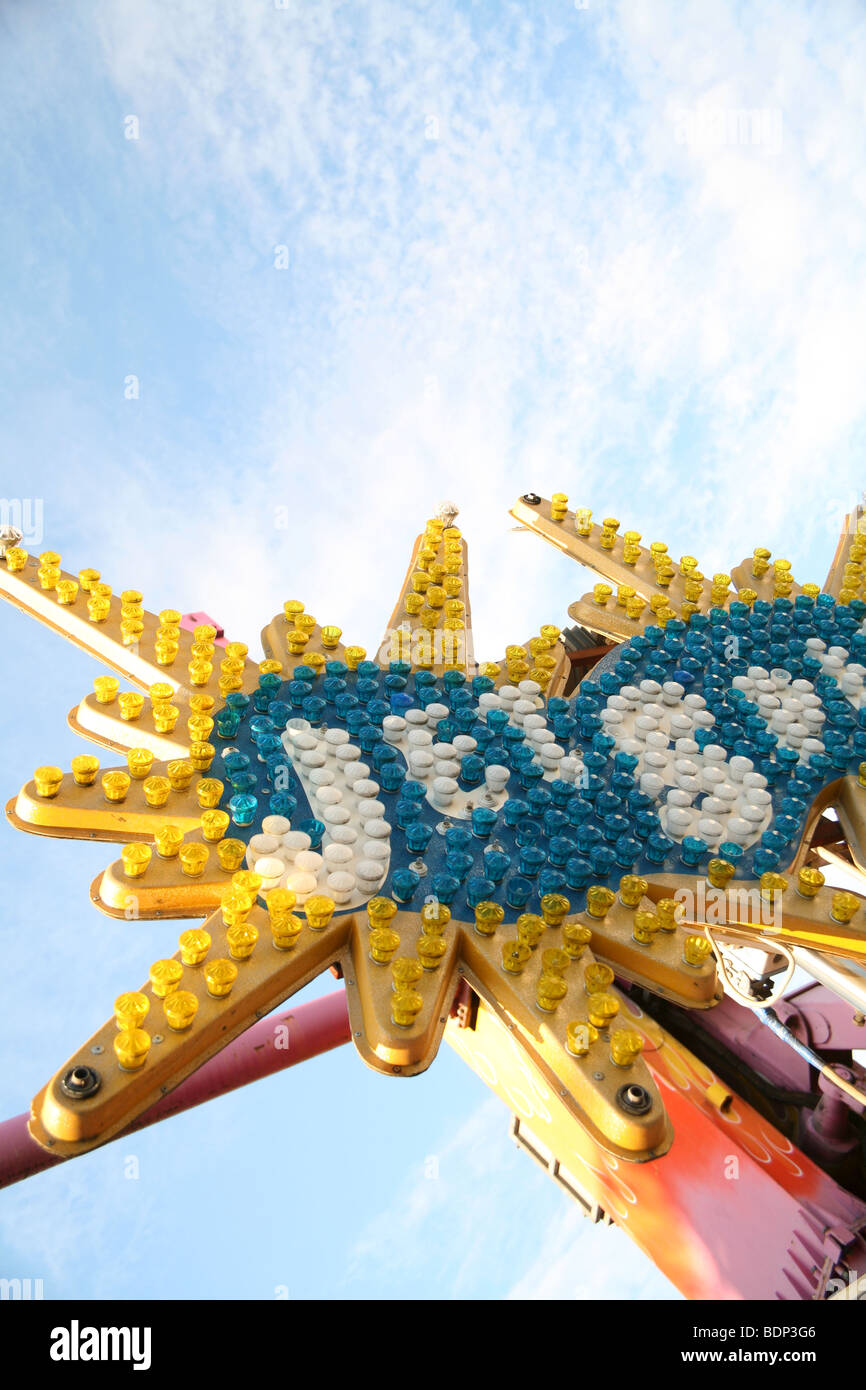 Signage in amusement park Stock Photo - Alamy