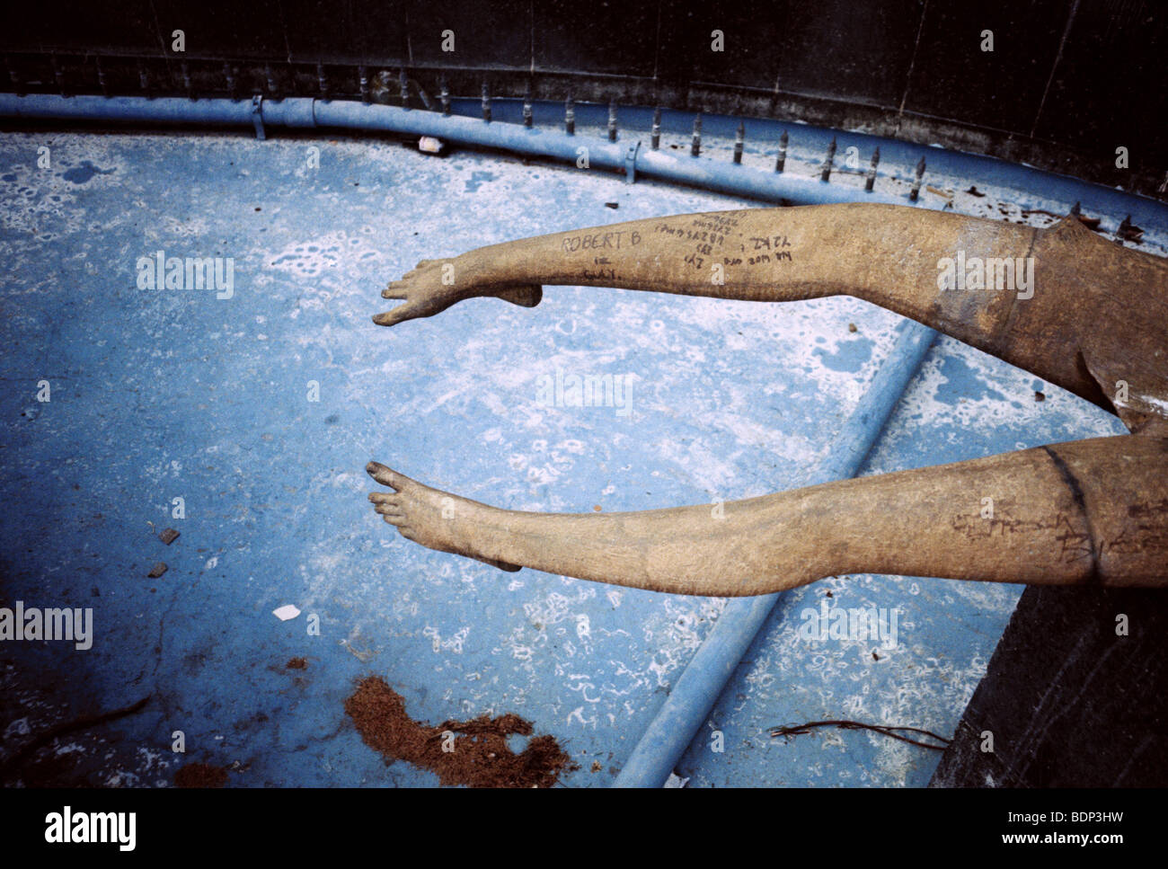 Legs from a statue Stock Photo - Alamy