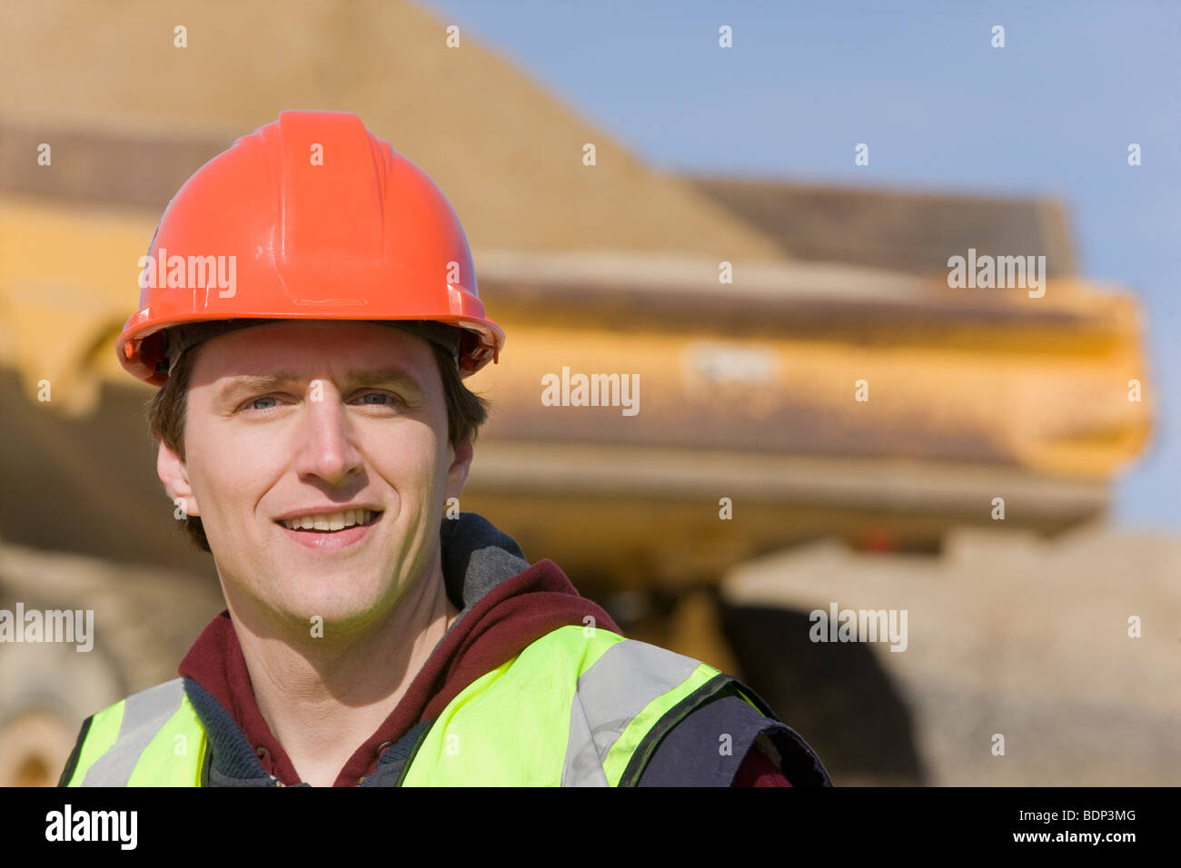 Engineer at a construction site Stock Photo - Alamy