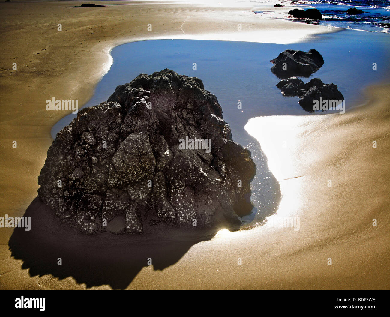 Coast shore beach tidepool hi-res stock photography and images - Alamy