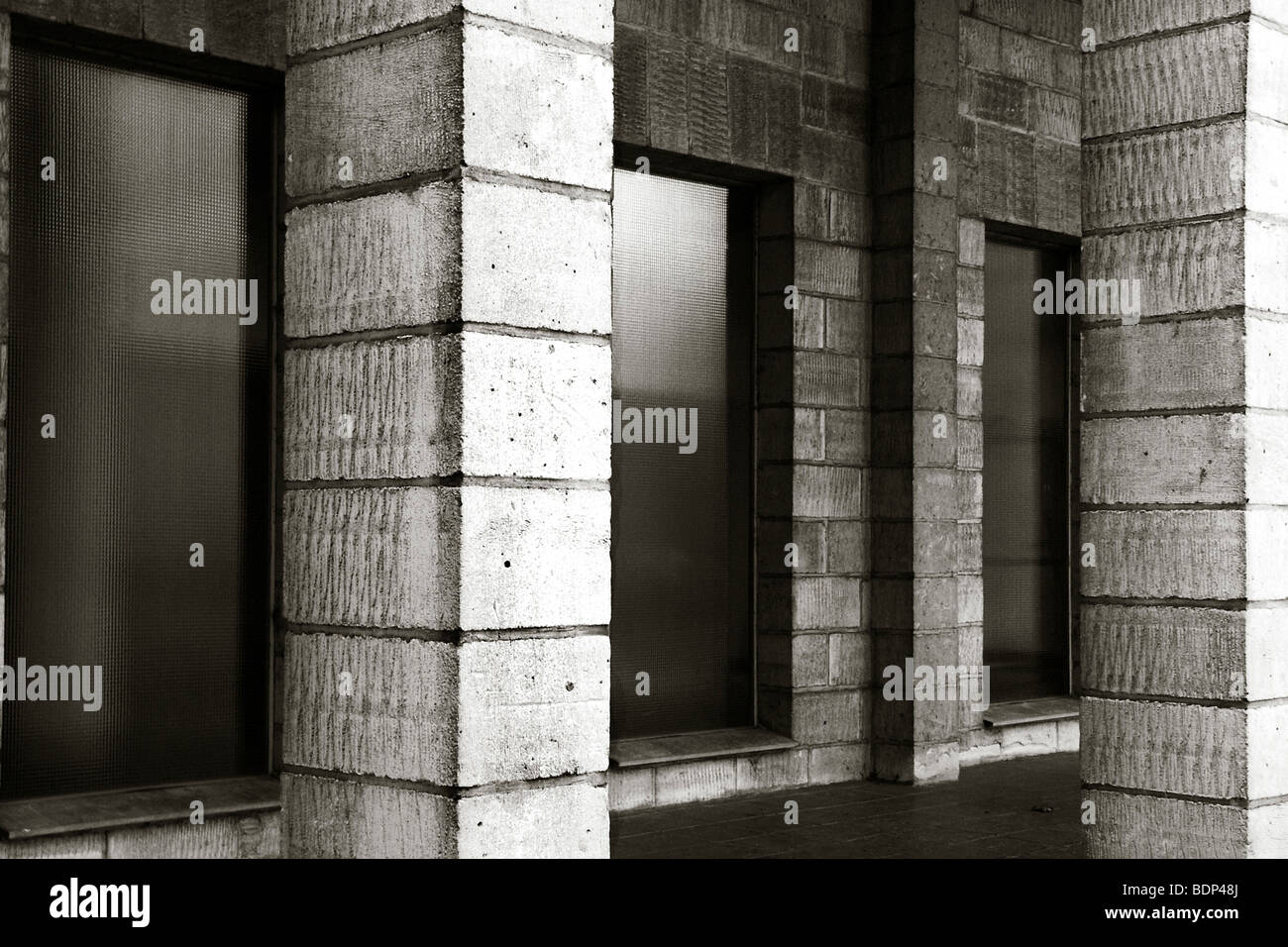 Concrete blocks in a building Stock Photo - Alamy