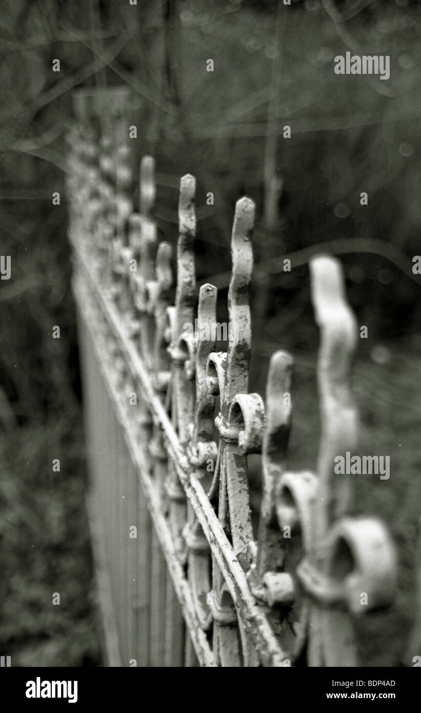 An iron railing Stock Photo - Alamy