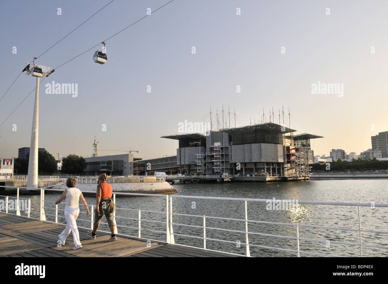 Aquarium in the Parque das Nações park, site of the Expo 98, Lisbon ...