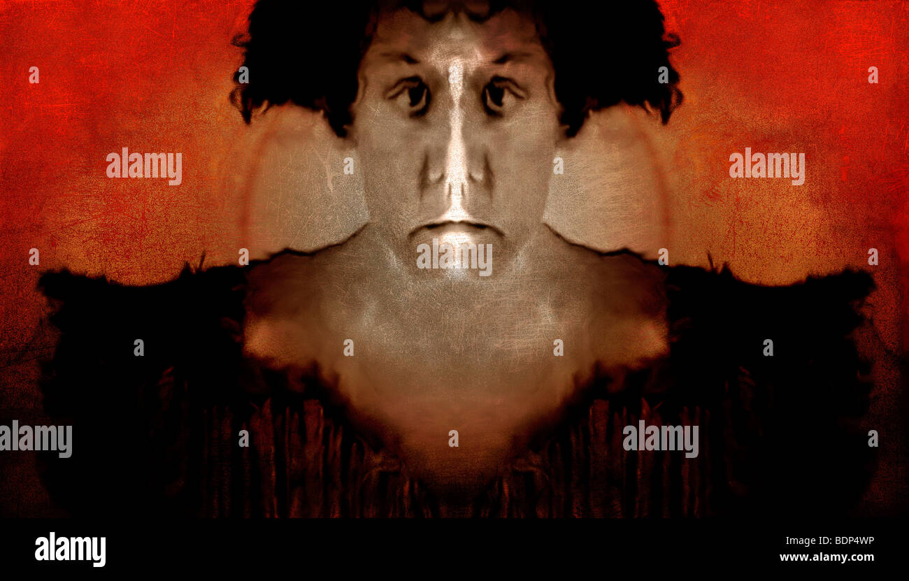 A symetrical female figure Stock Photo - Alamy